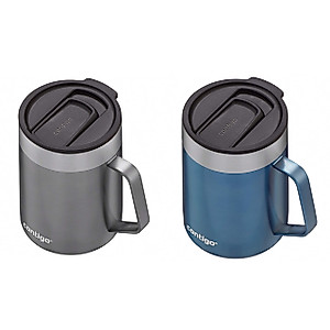 Contigo Stainless Steel Travel Mugs with Splash-Proof Lids (14oz & 20oz)