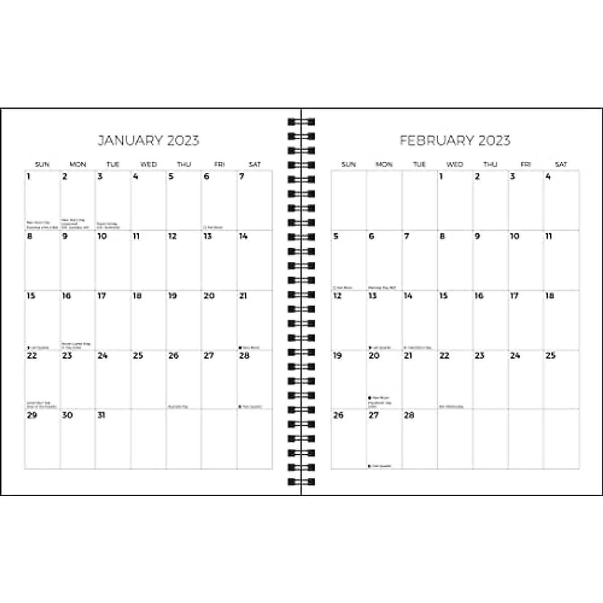 Homage to the Square 12-Month 2023 Monthly/Weekly Planner Calendar