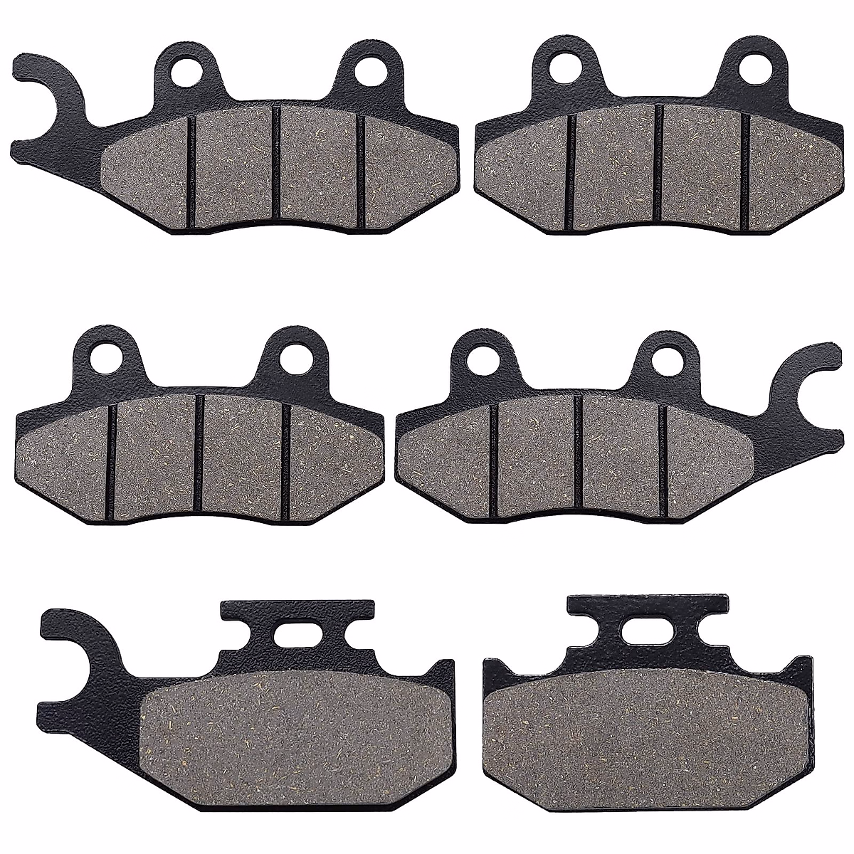 Brake Pads Front & Rear for Yamaha Rhino 660 YXR660 4x4 2004-2007 Rhino 450 YXR450 4x4 2006-2009 Raptor 700 700R YFM700 YFM700R 2006-2012