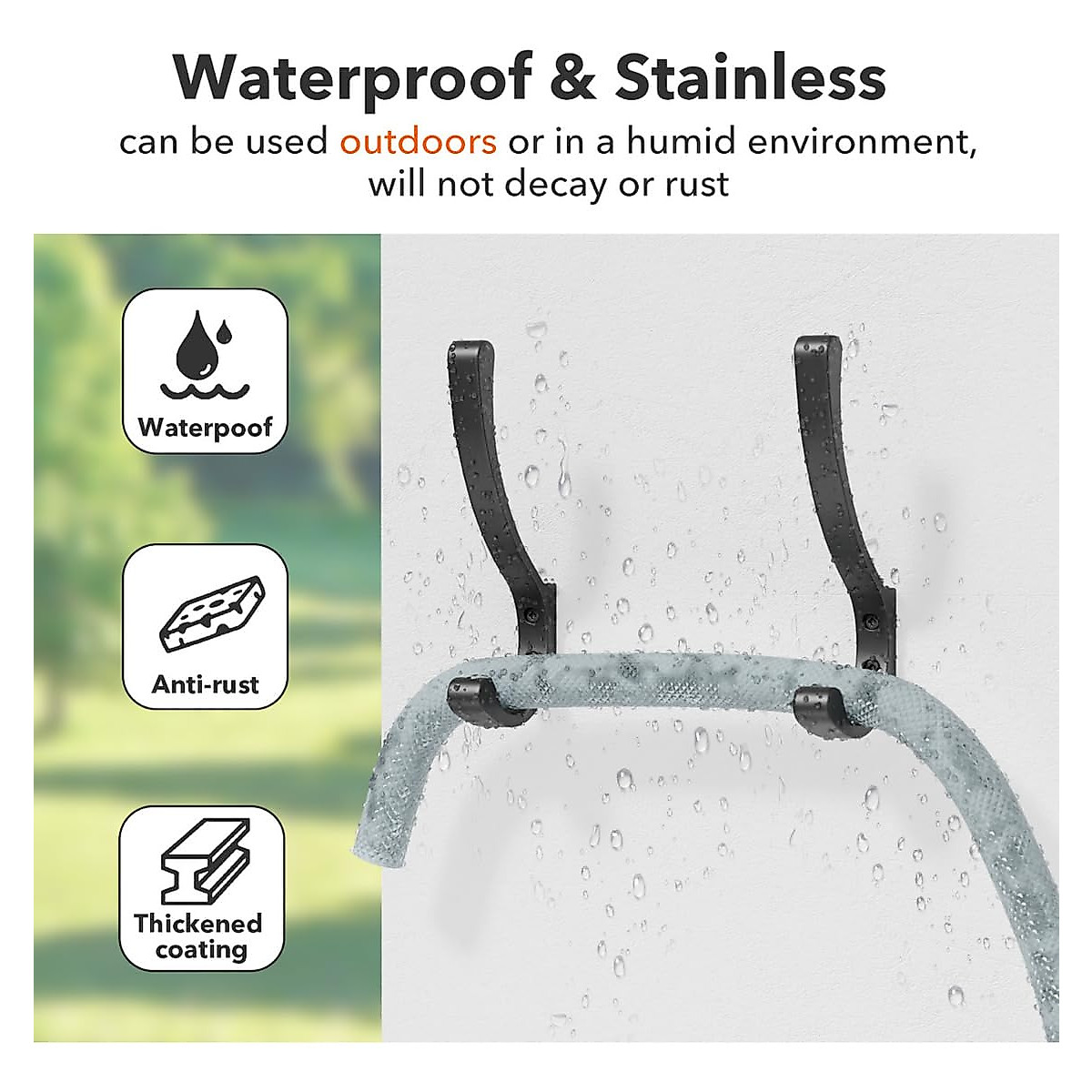 4 Pack Large Wall Hooks For Hanging Heavy Duty, Black Coat Hooks For Wall, Coat Hanger Hooks Wall Mounted, Wall Mounted Bag Hooks, Screw In Hooks, Metal Wall Hooks For Hanging Coats, Backpack, Purse