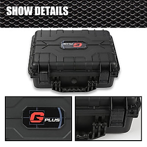 G-PLUS Graded Card Storage Box Compatible with BGS PSA SGC FGS Weatherproof Graded Sports Trading Cards(Large, Black)