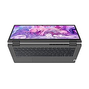 Lenovo IdeaPad Flex 5i 14" Convertible Laptop, FHD (1920 x 1080) Touch Display, Intel Core i3-1115G4 Processor, 4GB DDR4 RAM, 128GB SSD, UHD Graphics, Win 10 in S Mode, 82HS000GUS, Graphite Grey