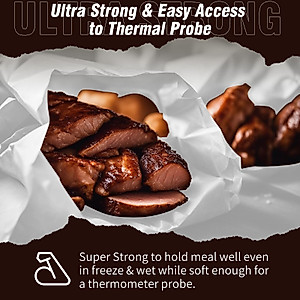 YRYM HT White Kraft Butcher Paper Roll -18 inch x 2100 inch (176 ft) Food Grade White Wrapping Paper for Meats of All Varieties - Unbleached Unwaxed and Uncoated