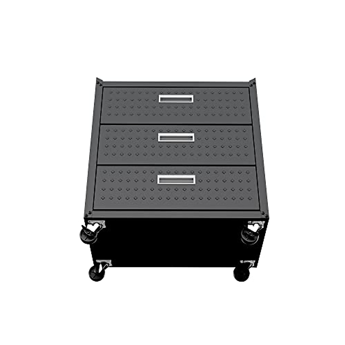 Manhattan Comfort Fortress Storage Units, Charcoal Gray