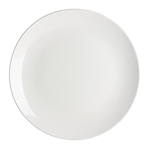 10 Strawberry Street Simply Coupe Dinnerware Set, White, Service for 4 ( 12 Piece)