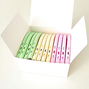 12PCS Folding Travel Hangers – 3 Section Design, Collapsing Clothing Hangers, Space Saving and Lightweight for Easy Carrying and Storing – Strong Plastic and Aluminum Alloy Rivets (Pack of 12)