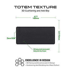 JIMISHA Anti Slip Pad Sticky Gripping Pad Sticky Gel Pad Multifunctional Fixate Gel Pads Non-Slip Mounting Pad Cell Pad, 6.3 x 2.8 inch (2 Pack)