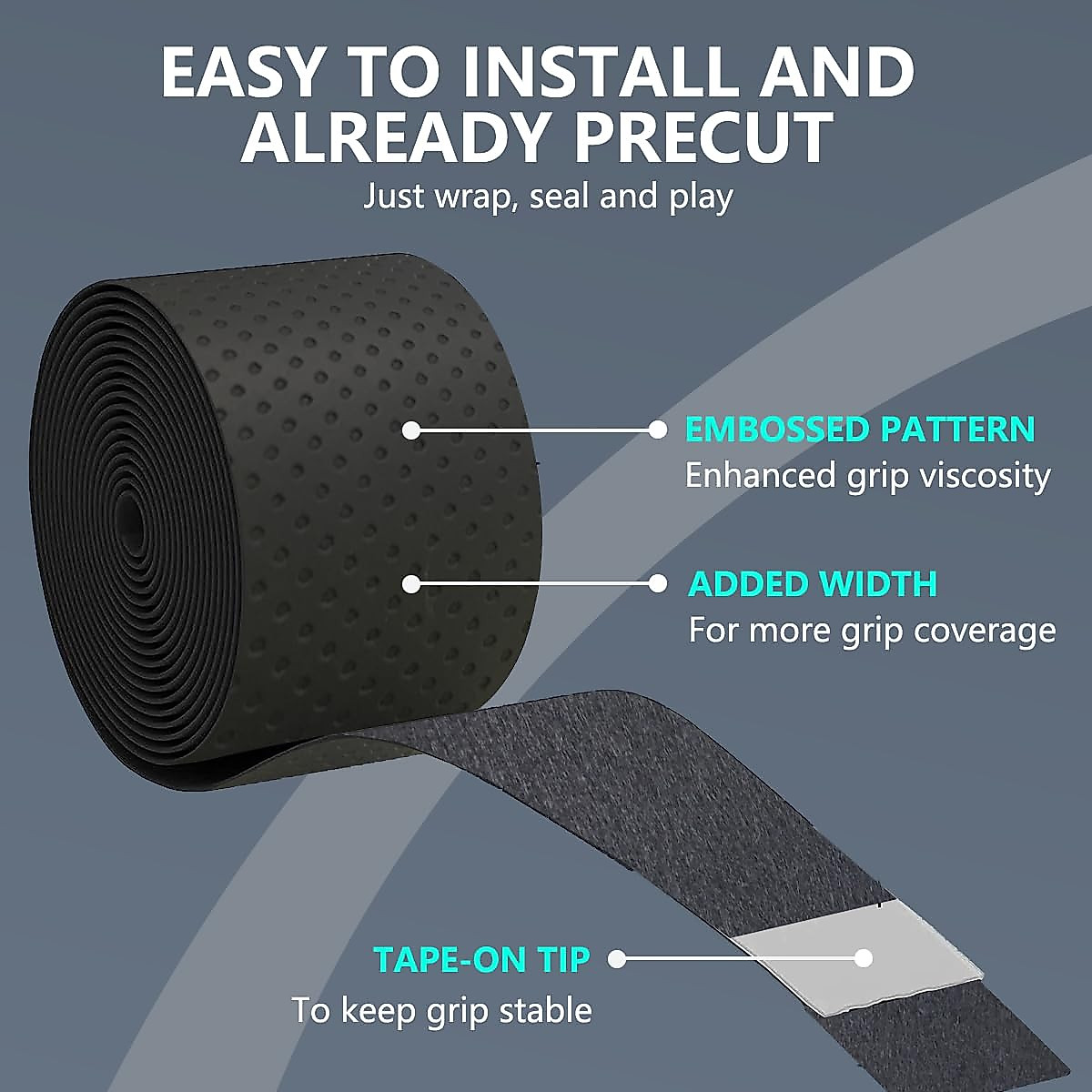 Tennis Racket Grip Tape ， Soft Racquet Overgrip for All Kinds of Rackets、 Fishing Rods、 Bicycle Handlebars, Etc. Excellent Durable and Non-Slippery Grip - 7pcs 7 Pink