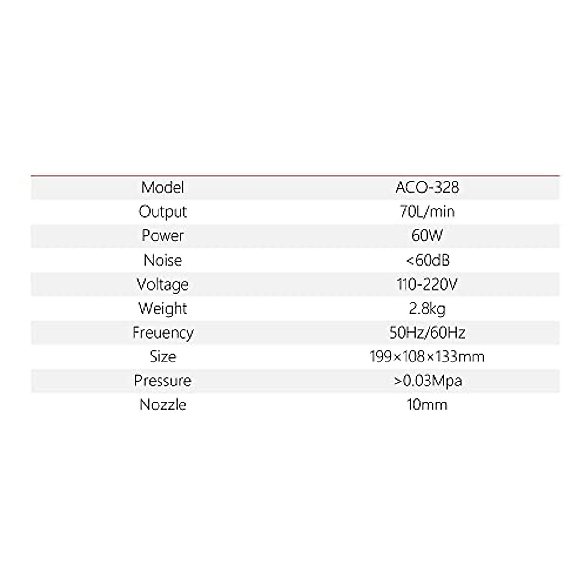 Cloudray 60W Air Compressor Electrical Magnetic Air Pump for CO2 Laser Engraving Cutting Machine ACO-328 220V 50Hz