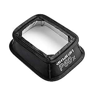 Aputure Amaran P60X Video Panel Light,Color Temperature 3200K-6500K,60w CRI95+/TLCI 97+,5070lux@1m,with Softbox,Support App