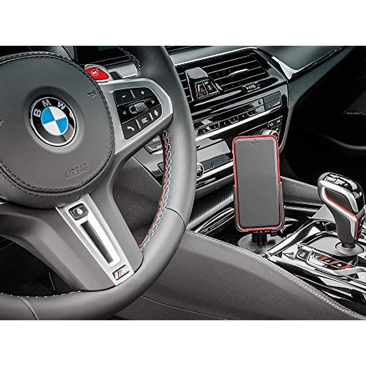 WeatherTech CupFone Cup Holder for Car Phone Mount Automobile Cradle Compatible with iPhone and Cell Phones