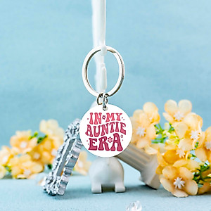 Auntie Gift Ideas Keychain Aunt Gifts from Niece Nephew Best Aunt Gift Mothers Day Birthday Christmas Gift For Aunt New Aunt