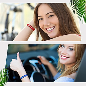 Lewtemi 12 Pcs Anodized Aluminum Bracelet Blanks Stamping Blanks Engraving Colorful Metal Stamp Bracelet Blanks for Bracelet Jewelry Making DIY(Bright Color, 7 x 0.5 x 0.05 Inch)