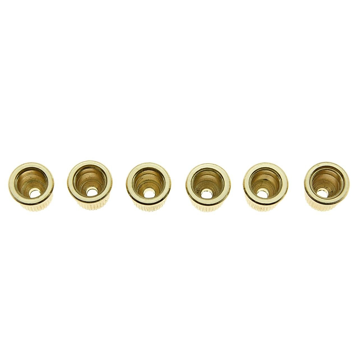 Dopro Set of 6 Gold Guitar String Through Body 5/16" String Ferrules for American Standard Telecaster