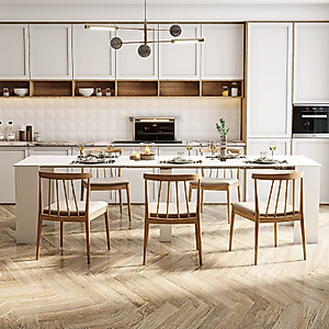 SSLine Rectangular Extendable Dining Table 35"-118" Super Long Conference Meeting Table for 6 8 12 People Modern White Expandable Kitchen Tables for Home Office Computer Table