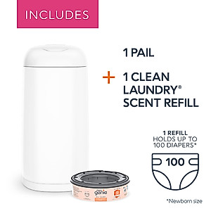 Playtex Diaper Genie Expressions Diaper Pail Fabric Sleeve, Pink Starburst