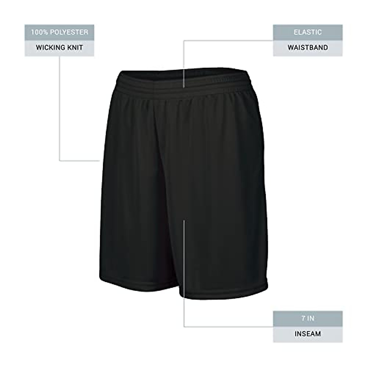 Augusta Sportswear Women's 1423, Black, Small