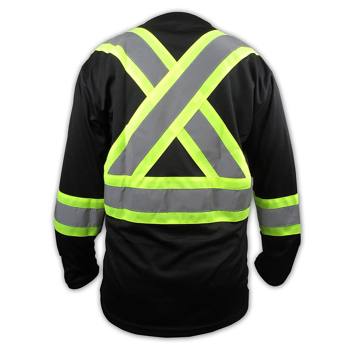 California Tools Black High Visibility Safety Shirt/Class 3 - Level 2 (XL)
