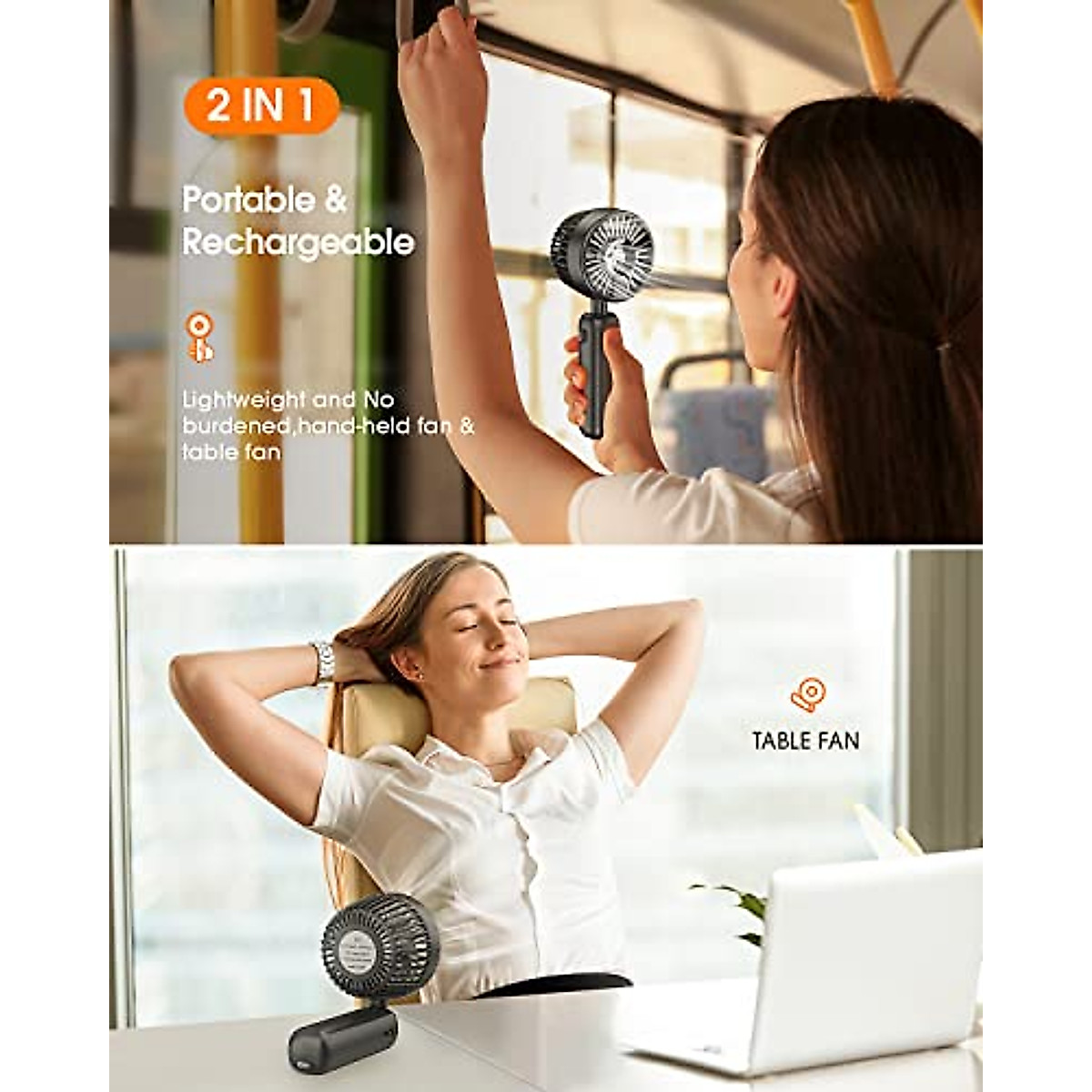 Mini Handheld Fan,New Semiconductor Refrigeration Hand Fan for Fast Cooling ,USB Rechargeable Fan Personal, Battery Operated 3 Speed Small Fan,Mini Size perfect for Kids,Home,Outdoor,Office,Travel