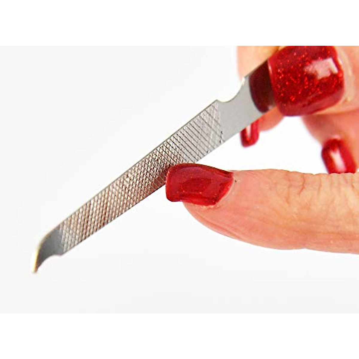 HOME-X Manicure Set, Grooming Kit, Travel Nail Care Tools - 4 Pieces in Purple Case, Fingernail and Toenail Clippers – 4” L x 2.5” W