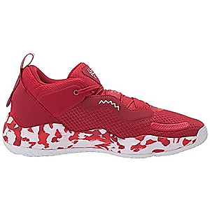 adidas Unisex D.O.N. Issue 3 Basketball Shoe, Team Power Red/White/Vivid Red, 9.5 US Men