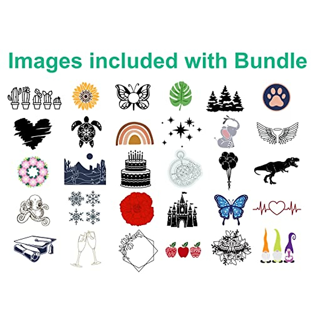 Cricut Maker 3 & Digital Content Library Bundle - Includes 30 images in Design Space App - Smart Cutting Machine, 2X Faster & 10X Cutting Force, Cuts 300+ Materials, Blue