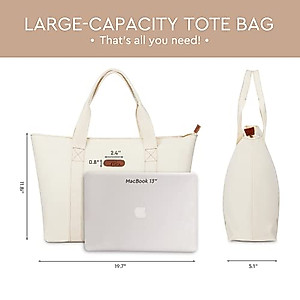 AW BRIDAL Canvas Mrs Bag Bachelorette Bags, Large Tote Bags For Bridesmaid Proposal, Maid Of Honor Proposal, Bridal Party, Engagement, Future Mrs Gifts, The Mrs Tote Bag With Pockets Zippers