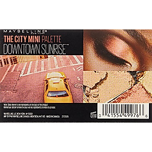 Maybelline New York Makeup The City Mini Eyeshadow Palette, Downtown Sunrise Eyeshadow, 0.14 oz