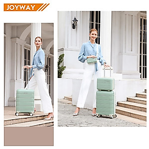 Joyway Luggage 5 Piece Sets， Lightweight Rolling Hardside Travel Luggage with TSA Lock，Luggage Set Clearance，Suitcase with Spinner Wheels for Women