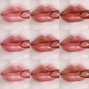 READY TO SHIINE Matte Lipstick for Women, Creamy Satin Finish, Burnt Sienna with a Rosy Orange Twist and Brownish Color, Vegan, Smooth Sheer Moisturizing, CRUSH ON YOU 302 Close to You