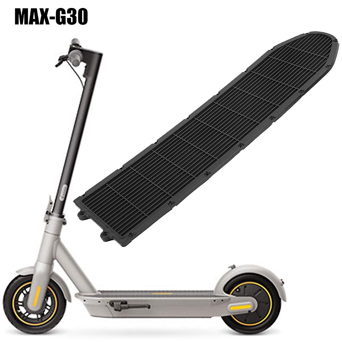 Plastic Battery Baseboard,Waterproof Battery Deck Scooter Accessory for Ninebot MAX‑G30
