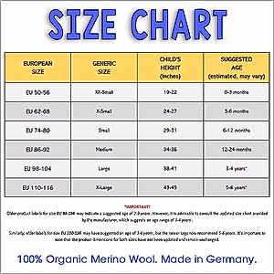 Organic Merino Wool Diaper Cover - Overnight Knit Diaper Cover for Fitted Cloth Diaper (EU86-92, Lagoon)