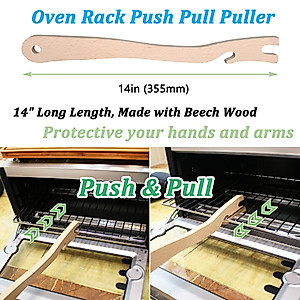 Ansoon Bamboo Wood Cutting Boards for Mini Smart Toaster Oven Air, Compatible with Breville 860 BSS/845BSS Countertop Oven, 1.2inch Heat Resistant Silicone Feet, Creates Storage Space