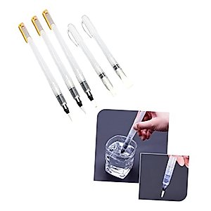Drawing Water Coloring Brush 6pcs Pencil Set Suit Paint Brushes Watercolor Brush Marker Pen Kits for Marker Sets for Water Brush Pen Water Soluble Colored Water Coloring Brush Pen