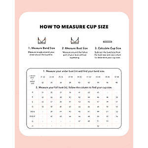 SHAPERMINT Bras for Women - Bras for Women no Underwire, Bralettes for Women Plus Size, Wireless Push up Bra Dark Pink