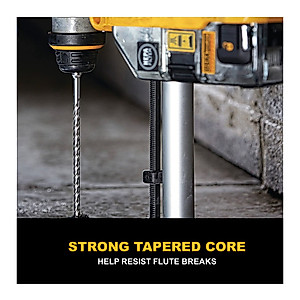 DEWALT DW5403 Rock Carbide SDS+ Bits - 3/16"dia. 4-1/2"u.l. 6-1