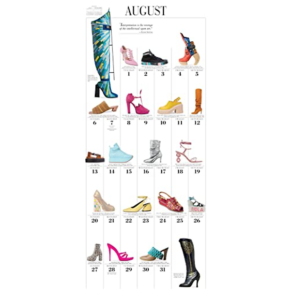 365 Days of Shoes Picture-A-Day Wall Calendar 2023: An Obsessive Extravaganza