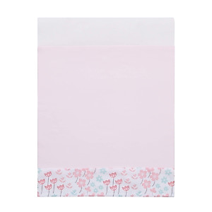 NoJo Sweet Forest Friends - Pink, Aqua, Grey & White 4Piece Nursery Crib Bedding Set - Comforter, Fitted Crib Sheet, Dust Ruffle, Diaper Stacker, Pink, Aqua, Grey, White