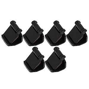 VILLCASE 6pcs Reptile Terrarium Covers Screen Clips, Anti- Escape Reptile Plastic Terrarium Buckle for Aquariums, 5.00X3.00X2.50cm/1.97X1.18X0.98in