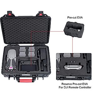 Smatree 17.6L Carrying Case Compatible with DJI Mavic 2 Pro/DJI Mavic 2 Zoom with Pre-Cut Foam for DJI Smart Controller and DJI Remote Controller