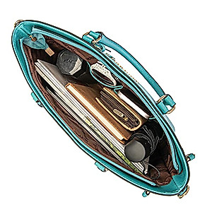 Montana West 3PCS Purses for Women Tote Bag and Wallet Set Shoulder Satchel Crossbody Bags Leather Handbag for Gift Travel Casual Work MWC3-C032WTQ