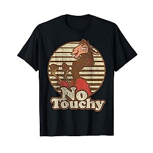 Disney Emperor's New Groove Kuzco Llama No Touchy Short Sleeve T-Shirt