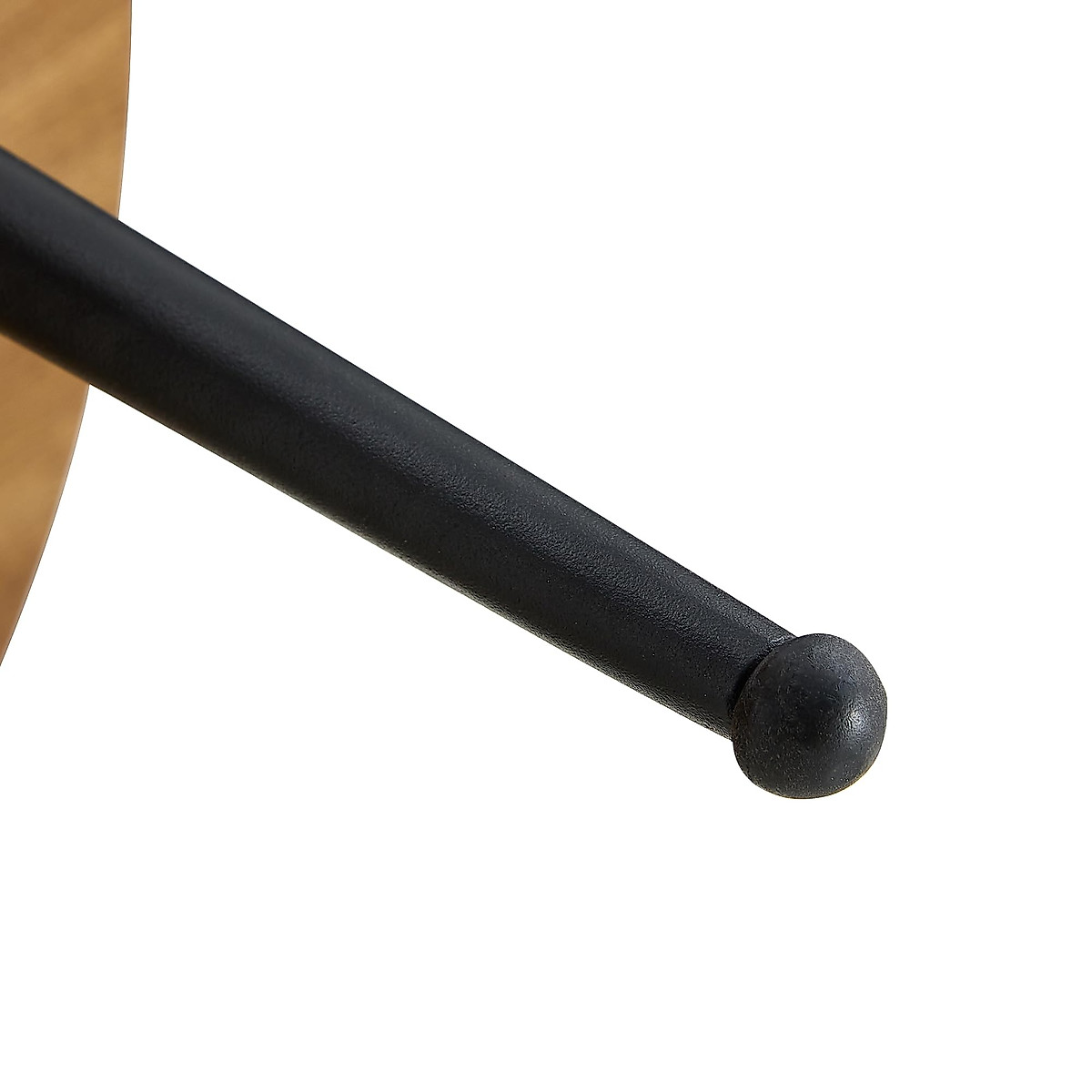 SSLine Round Coffee Table,Modern Center Table Sofa Side Tea Table Home Furniture with MDF Tabletop for Living Room Home and Office