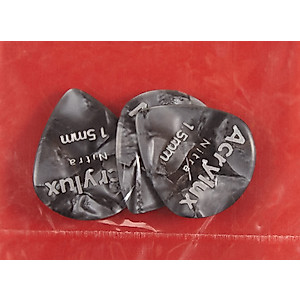 D'Addario Acrylux Nitra Jazz, 3-Pack (3AN7-03), Black