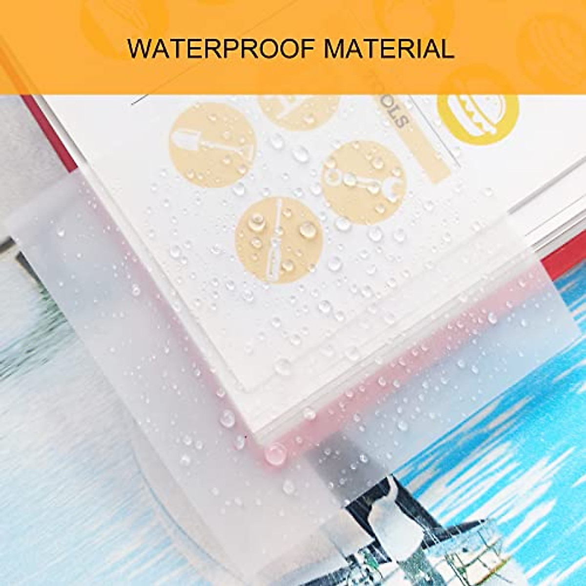 400 Sheets Kaseamu Transparent Sticky Notes 3x3 Inch, 8 Packs of Clear Sticky Notes, Waterproof Translucent Sticky Notes, Aesthetic Sticky Notes for Annotation Supplies, Office & School Supplies