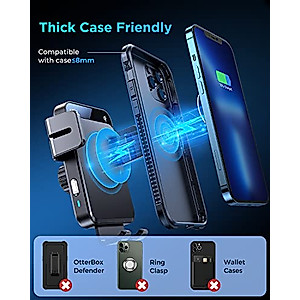 Wireless Car Charger, Cup Holder Wireless Charger, Tollefe 15W Qi Fast Charging Phone Holder, Auto Clamping Height Adjustable Non-Shaking Phone Mount for iPhone 14 13 12 Pro Max X XR, Samsung S22 S21