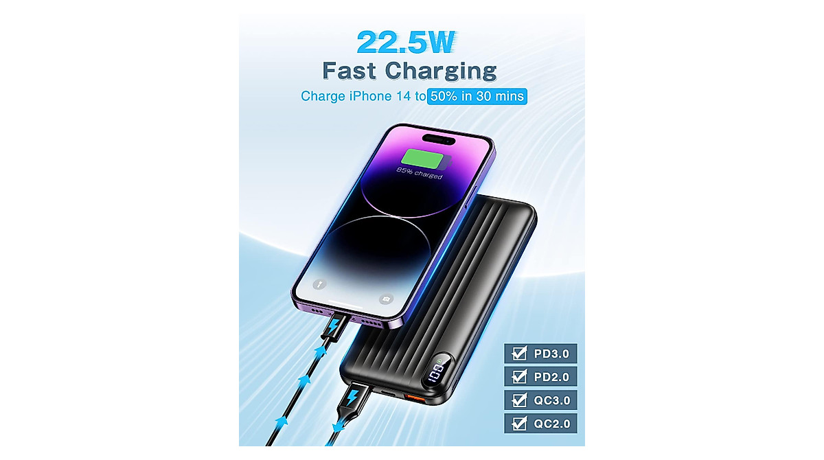 KEOLL Portable Charger 15000mAh - Fast, Reliable, Travel-Friendly