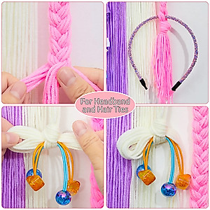 FIOBEE Rainbow Hair Bows Holder Organizer Unicorn Clips Storage Headband Holder Unicorn Wall Hanging Home Décor for Baby Girls Room