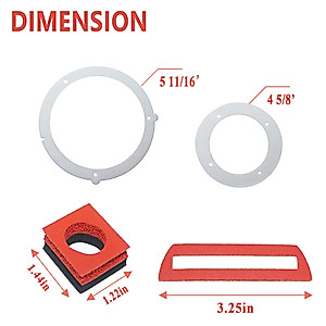 ZTTM Gasket Kit for Carrier Draft Inducer Motor Housing 320887-751