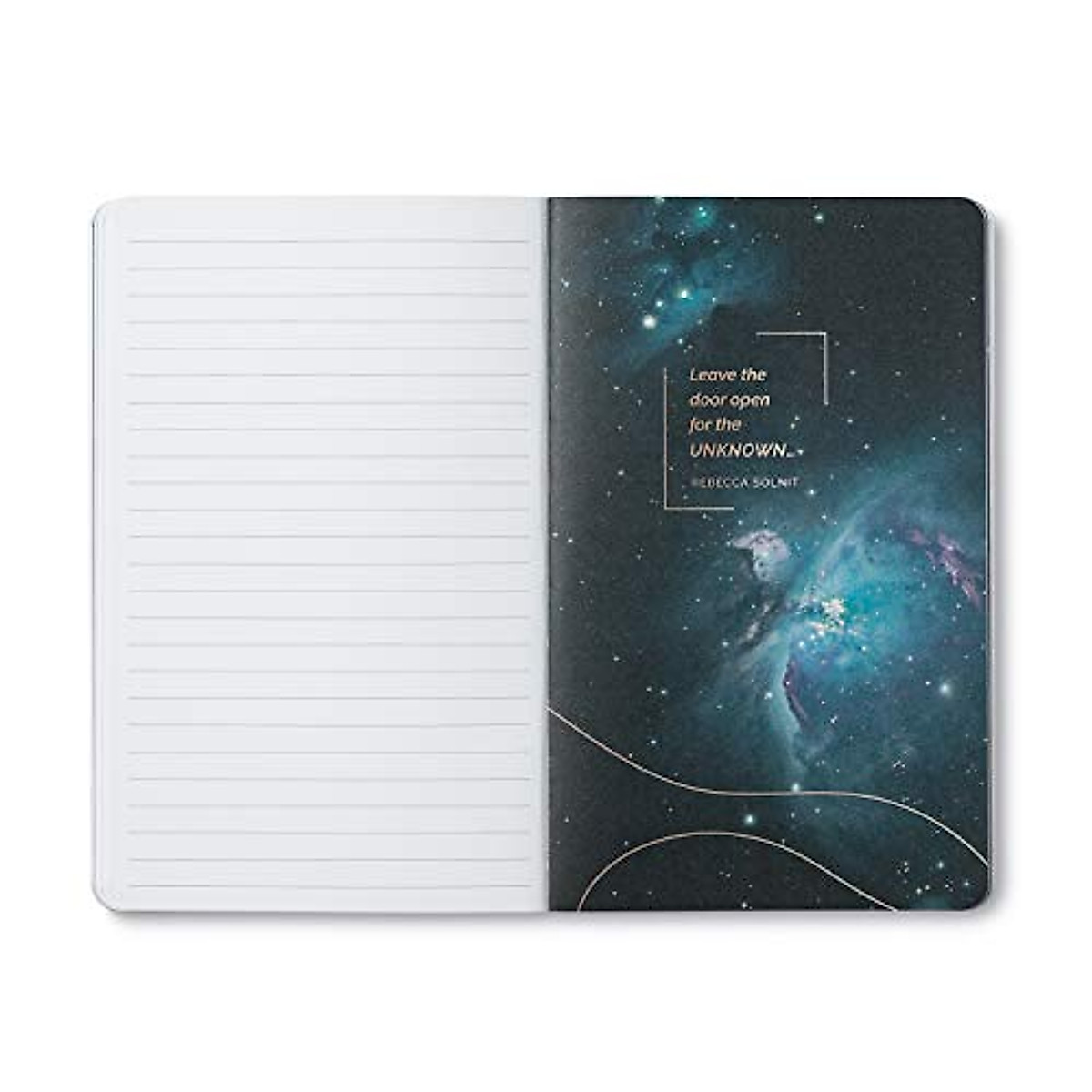 Compendium Softcover Journal - Look to the Stars – A Write Now Journal with 128 Lined Pages, 5”W x 8”H